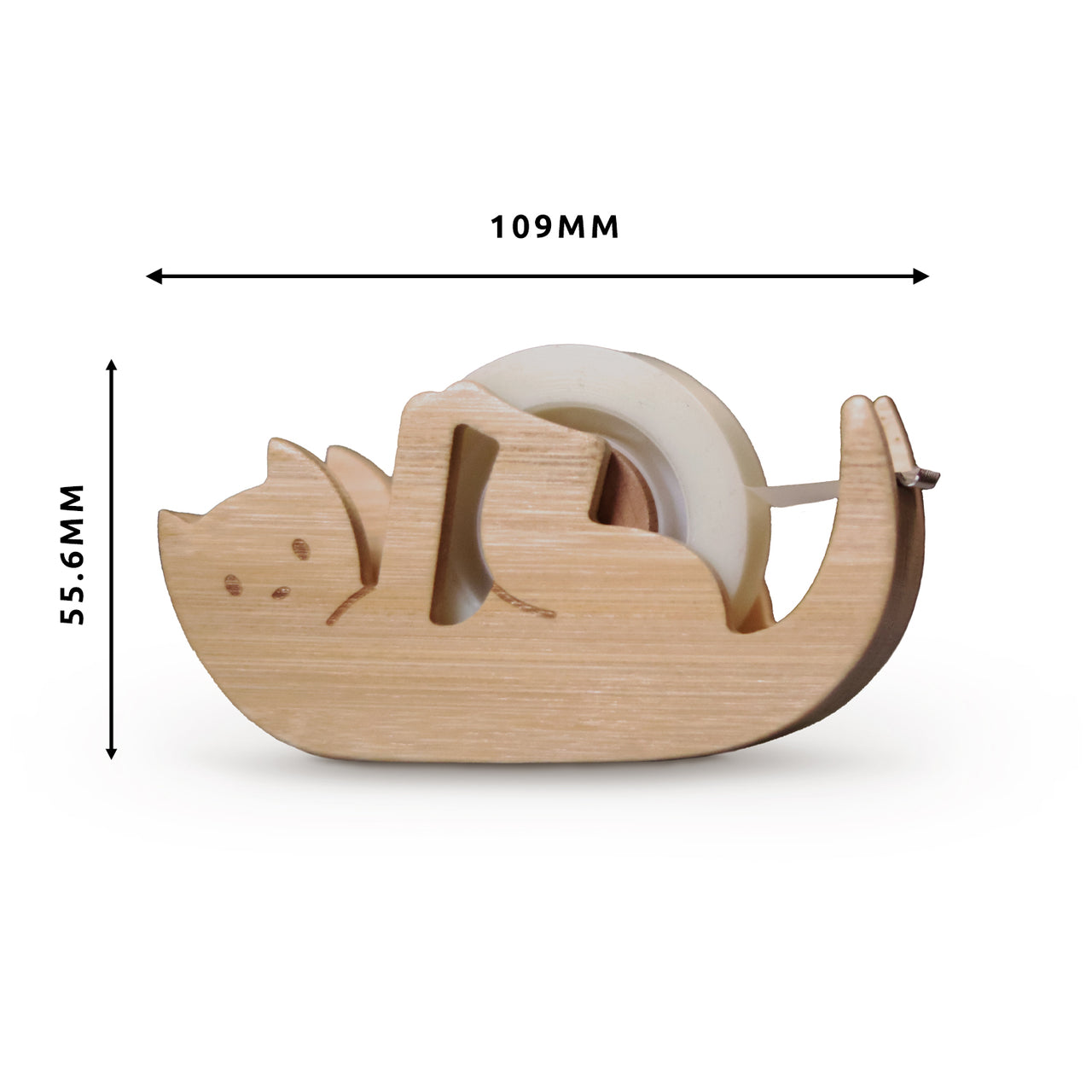 Cat Sticky Tape Dispenser | Fun Cat Stationery Gifts by Pikkii