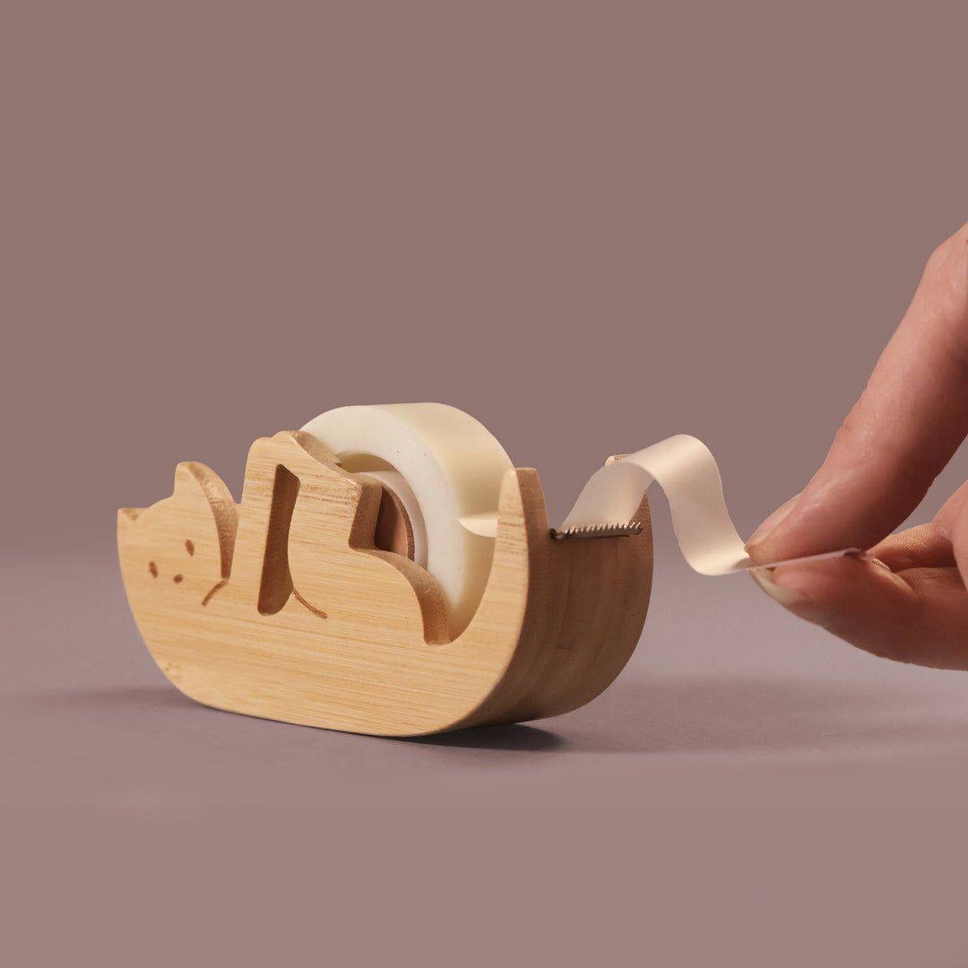 Cat Sticky Tape Dispenser | Fun Cat Stationery Gifts by Pikkii
