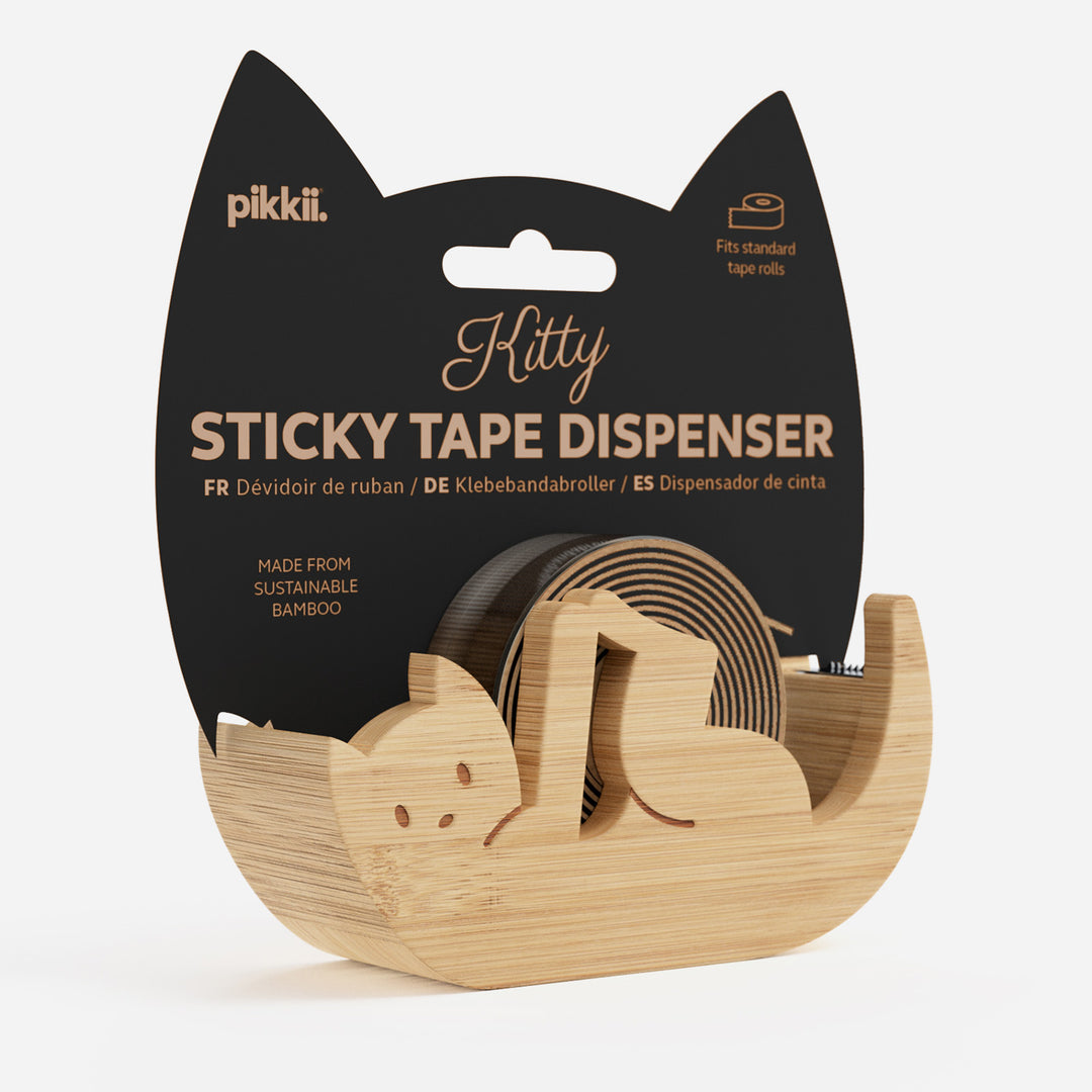 Cat Sticky Tape Dispenser | Fun Cat Stationery Gifts by Pikkii