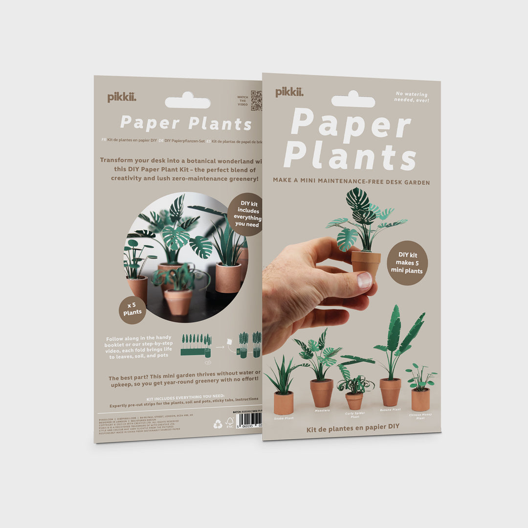 Paper Plants Craft Kit | Gift For Plant Lovers by Pikkii