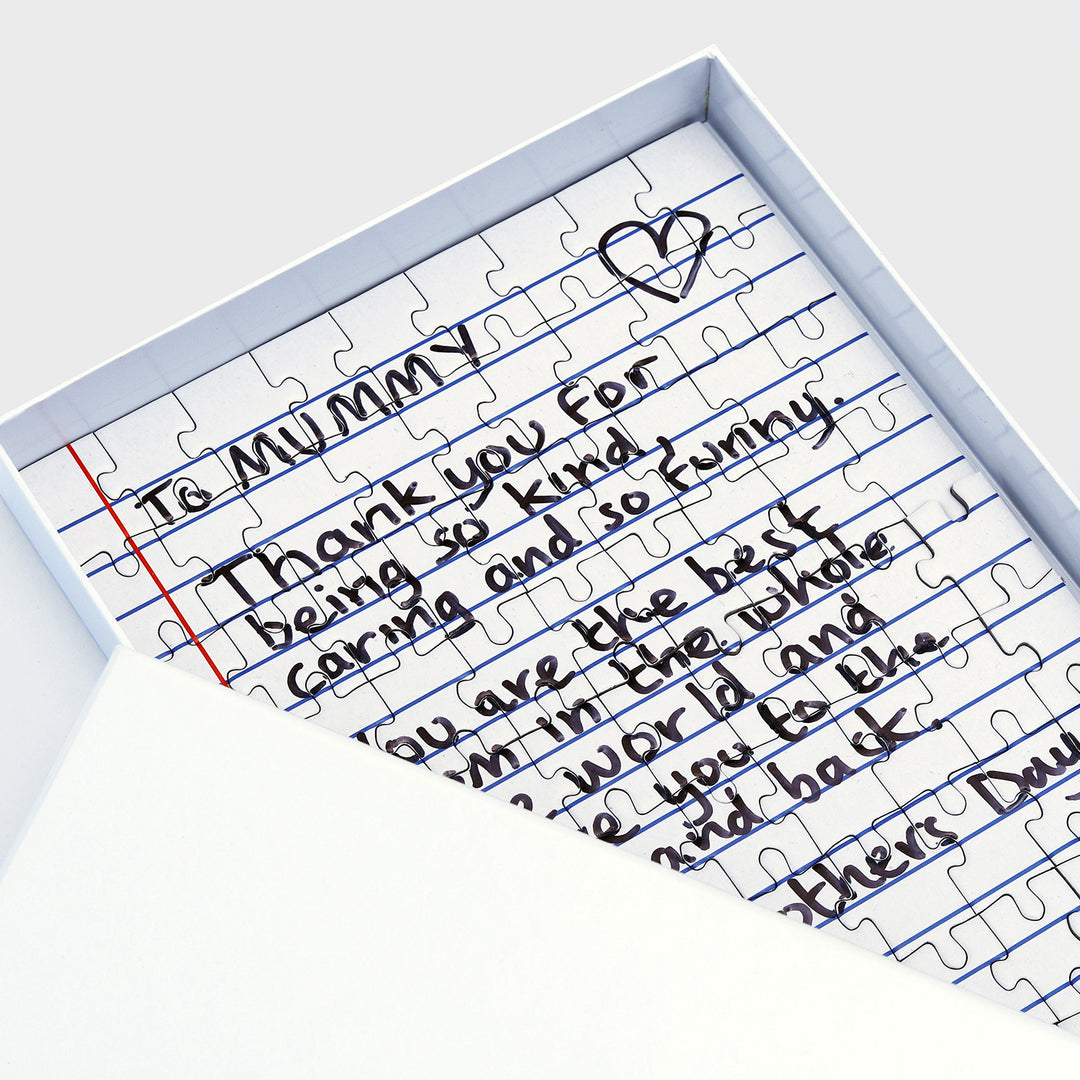 Personalised Letter Jigsaw Puzzle | The Most Thoughtful Gift by Pikkii