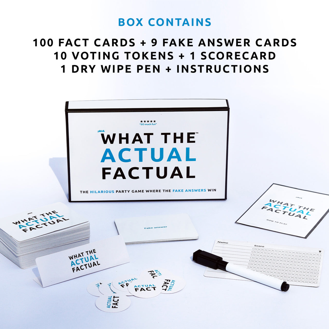 What the Actual Factual™ | The Hilarious Party Game | WTAF by Pikkii
