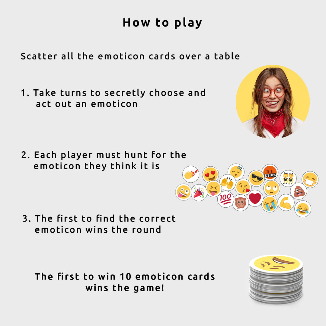 Emoticon Hunt | The Hilarious Party Game by Pikkii