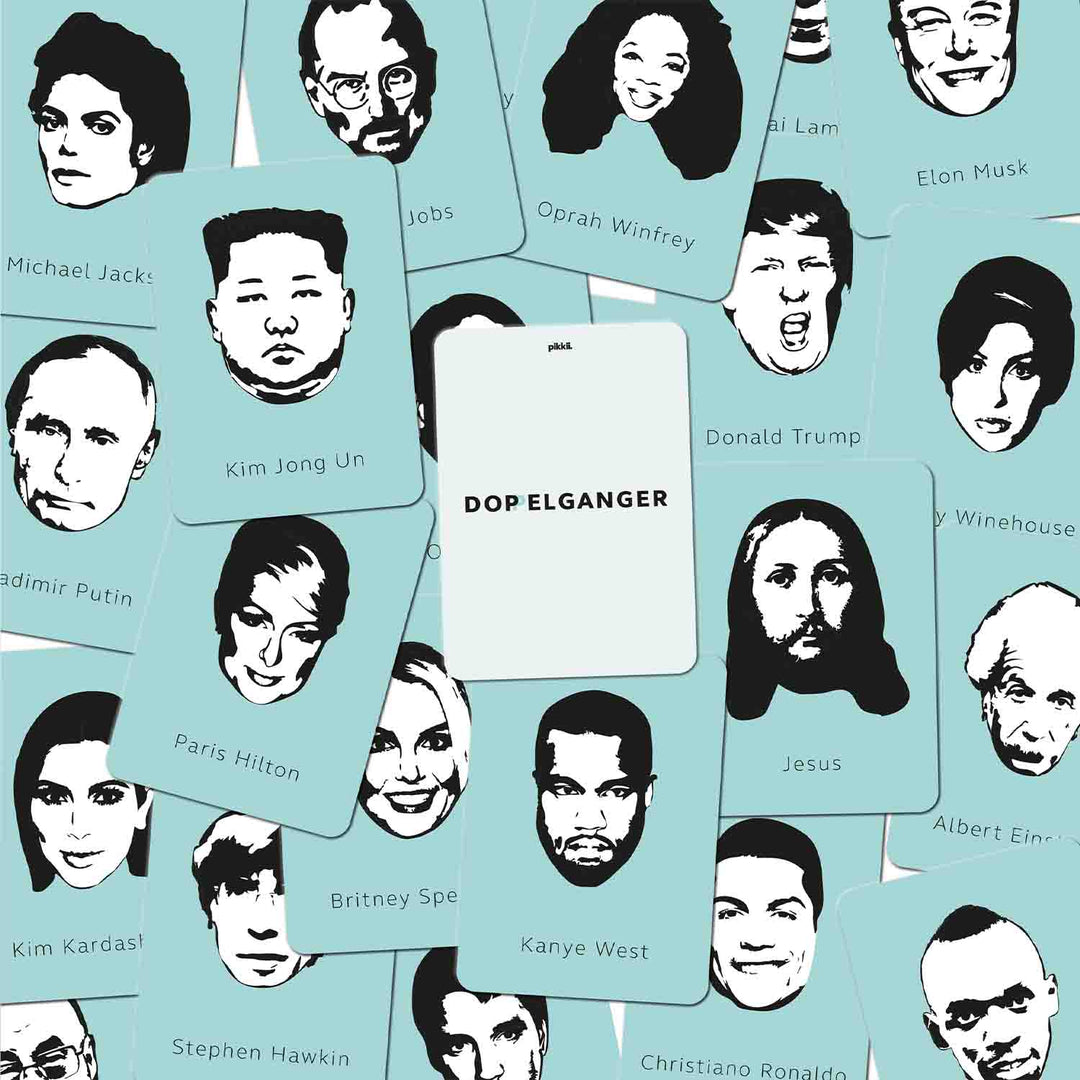 Doppelganger™ | The Hilarious Celebrity Matching Party Game by Pikkii