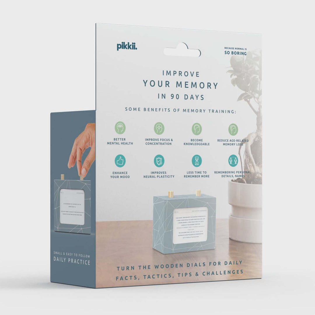 Improve Your Memory In 90 Days Scroll Box – Pikkii